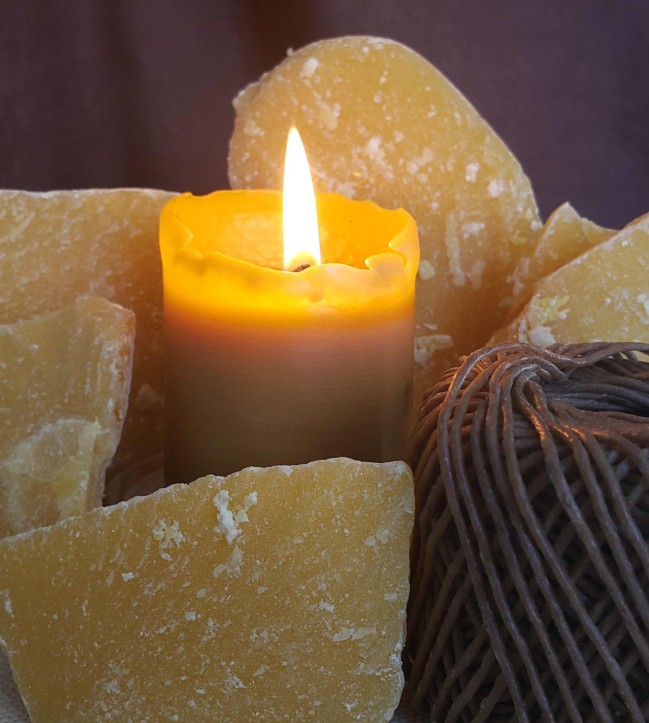 Beeswax Candle - Corner Stone Private School